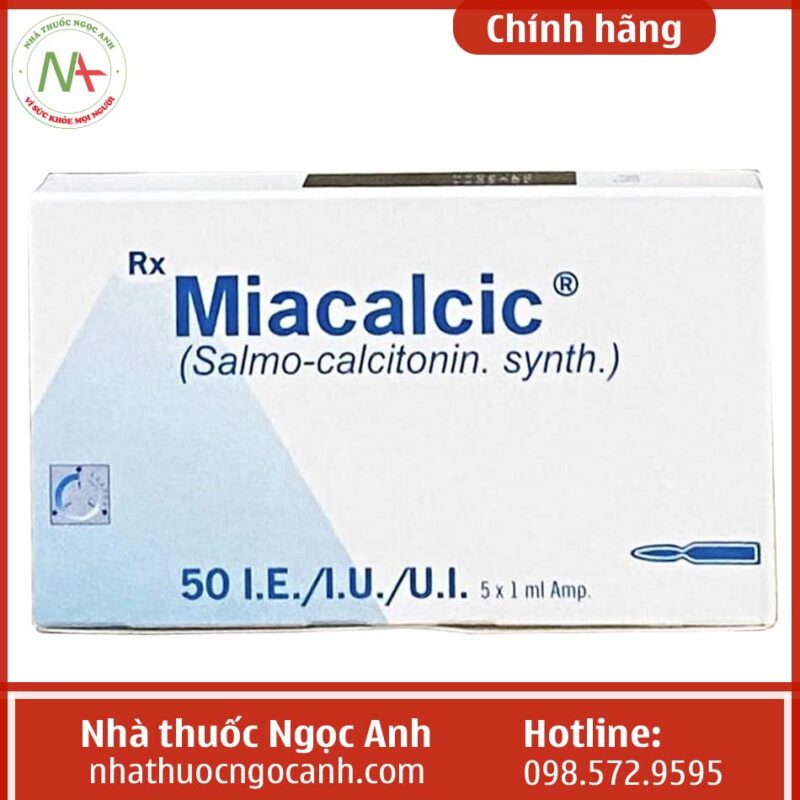 Thuốc tiêm Calcitonin là thuốc gì, có tác dụng gì, cơ chế tác dụng?