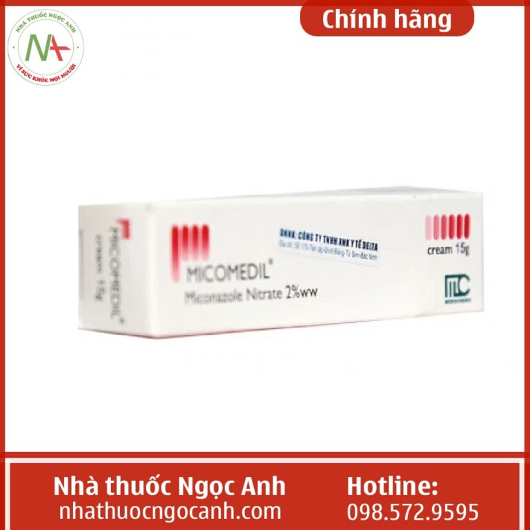 Thuốc Micomedil cream 15g có tác dụng gì, mua ở đâu, giá bao nhiêu