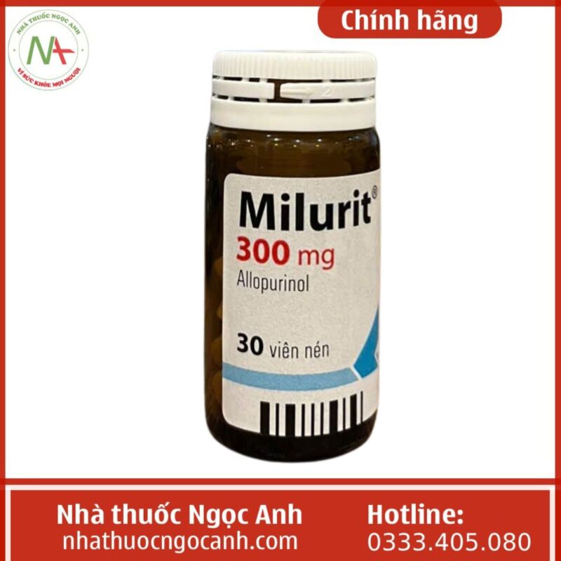Thuốc Milurit allopurinol 300mg là thuốc gì, giá bao nhiêu, mua ở đâu
