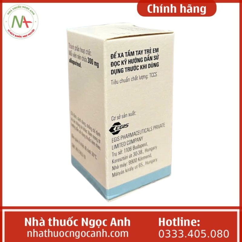 Thuốc Milurit allopurinol 300mg là thuốc gì, giá bao nhiêu, mua ở đâu