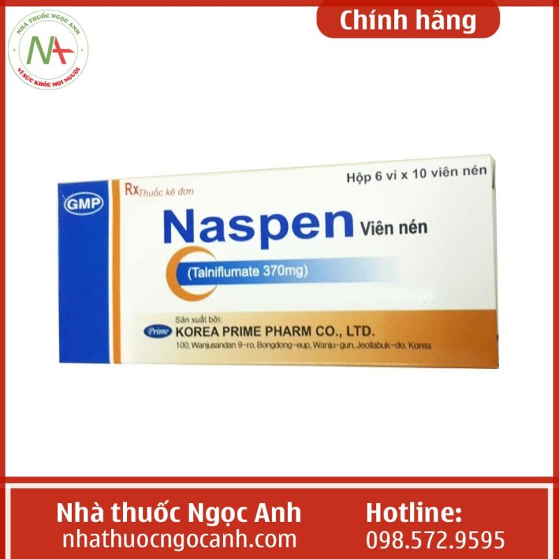 Thuốc Naspen Tablet có tác dụng gì, mua ở đâu, giá bao nhiêu?