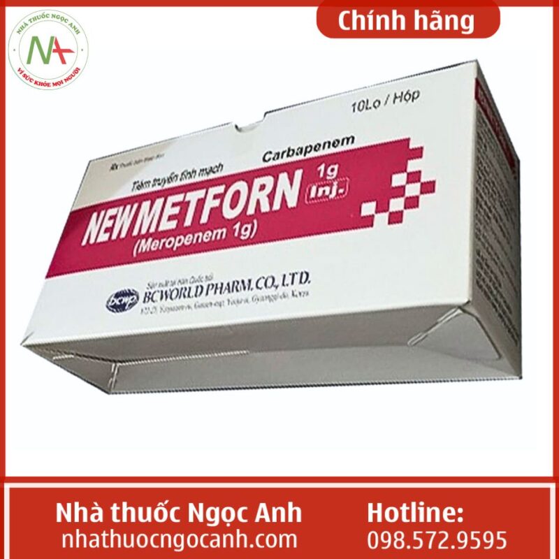 Thuốc Newmetforn 1g Inj có tác dụng gì, mua ở đâu, giá bao nhiêu