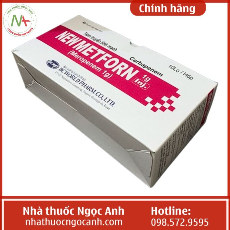 Thuốc Newmetforn 1g Inj có tác dụng gì, mua ở đâu, giá bao nhiêu