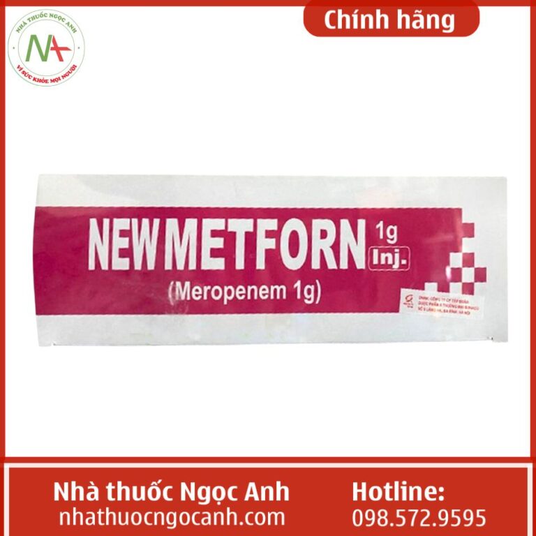 Thuốc Newmetforn 1g Inj có tác dụng gì, mua ở đâu, giá bao nhiêu