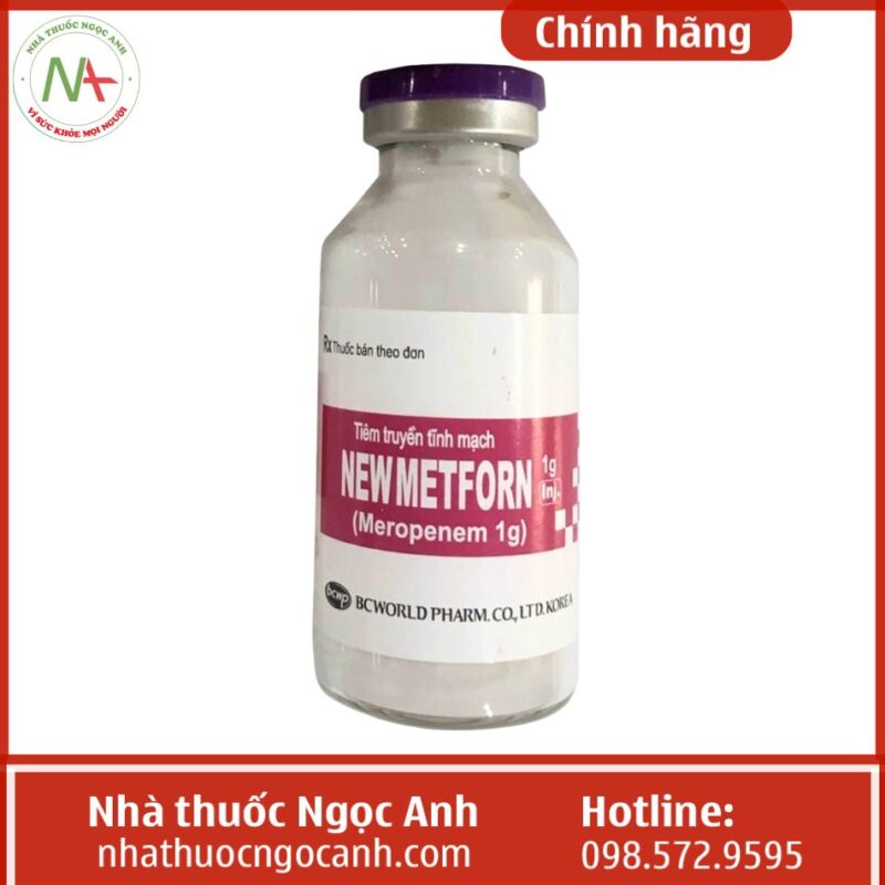 Thuốc Newmetforn 1g Inj có tác dụng gì, mua ở đâu, giá bao nhiêu
