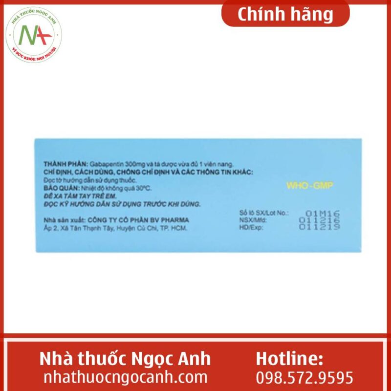 Thuốc Nuradre 300mg có tác dụng gì, mua ở đâu, giá bao nhiêu?