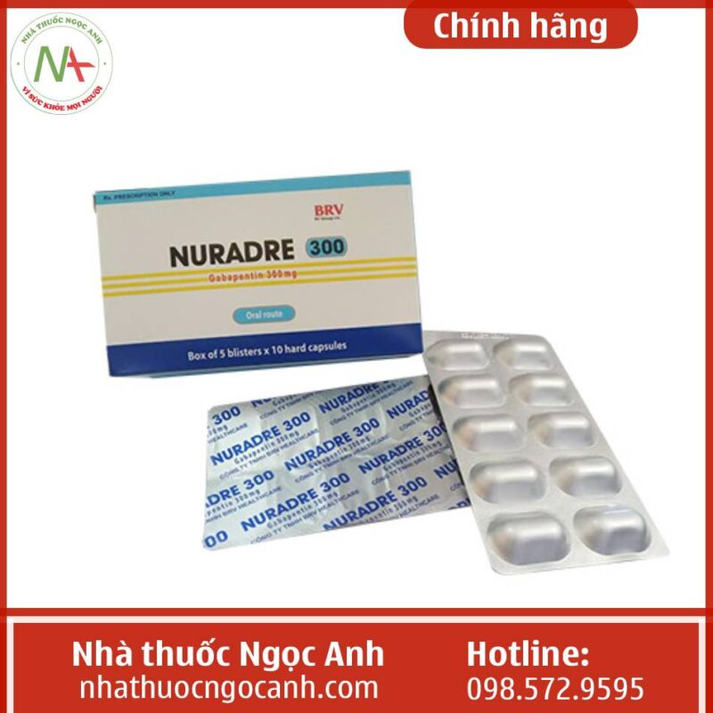 Thuốc Nuradre 300mg có tác dụng gì, mua ở đâu, giá bao nhiêu?