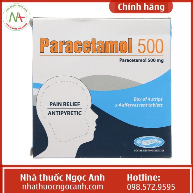 Thuốc Paracetamol 500 SaviPharm viên sủi mua ở đâu, giá bao nhiêu?