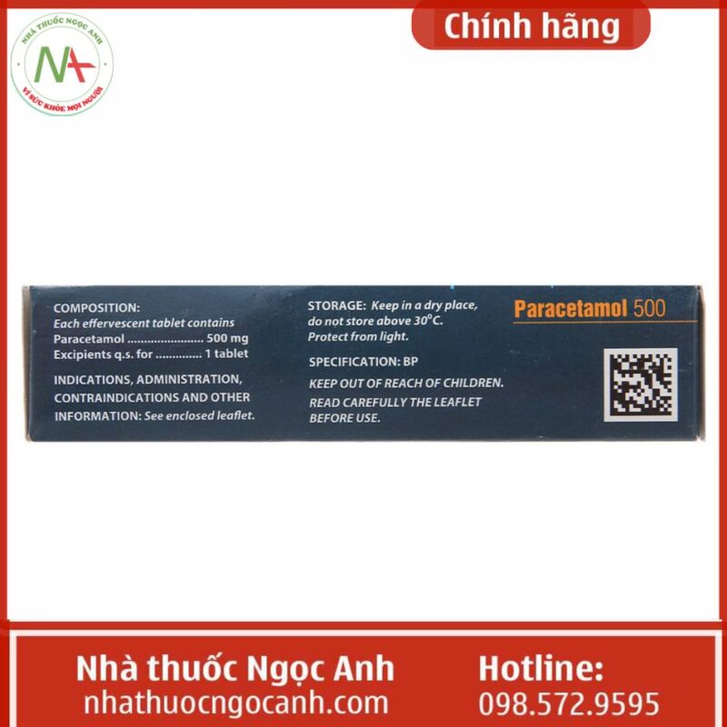 Thuốc Paracetamol 500 SaviPharm viên sủi mua ở đâu, giá bao nhiêu?