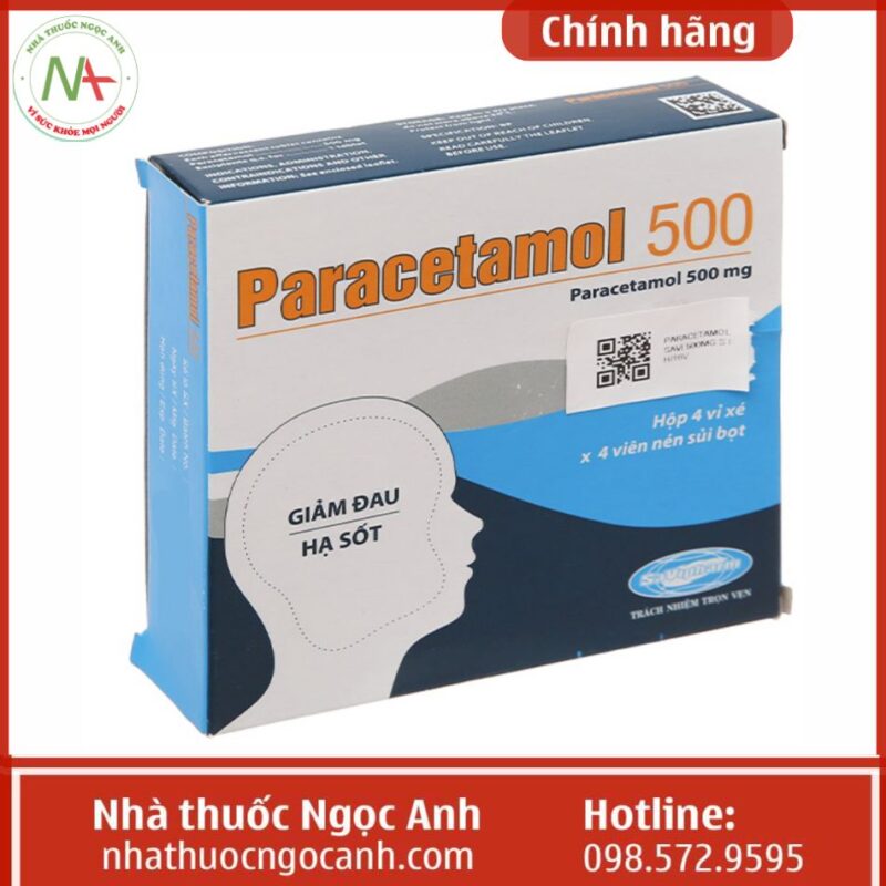 Thuốc Paracetamol 500 SaviPharm viên sủi mua ở đâu, giá bao nhiêu?