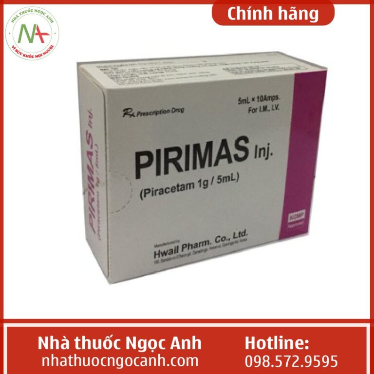 Thuốc Pirimas Inj. 1g/5ml tác dụng gì, mua ở đâu, giá bao nhiêu?