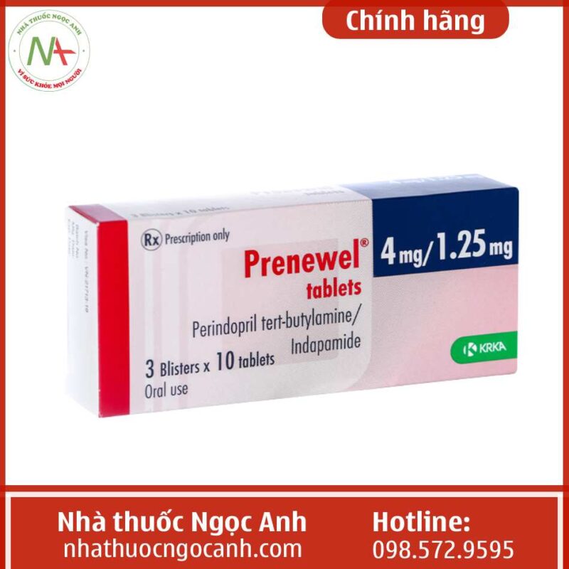 Thuốc Prenewel 4mg/1.25mg có tác dụng gì, giá nhiêu, mua ở đâu