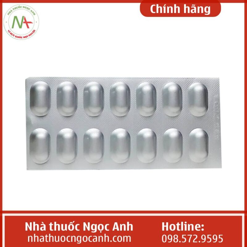 Thuốc Ravenell-62,5 là thuốc gì, tác dụng gì, mua ở đâu, giá bao nhiêu?