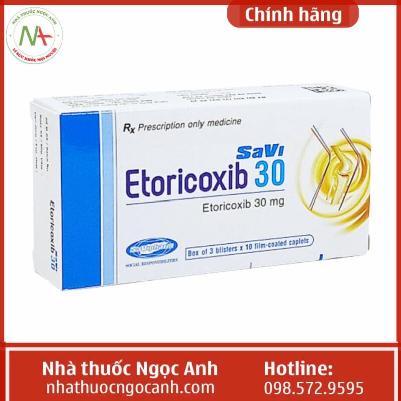Thuốc SaVi Etoricoxib 30 là thuốc gì, giá bao nhiêu, mua ở đâu?