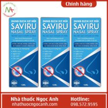 Xịt mũi Saviru Nasal Spray 30ml là thuốc gì, giá bao nhiêu, mua ở đâu