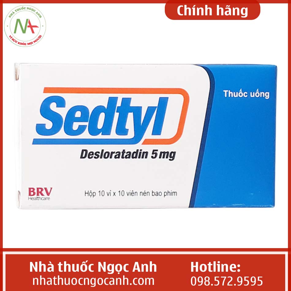Thuốc Sedtyl là thuốc gì, có tác dụng gì, giá bao nhiêu, mua ở đâu