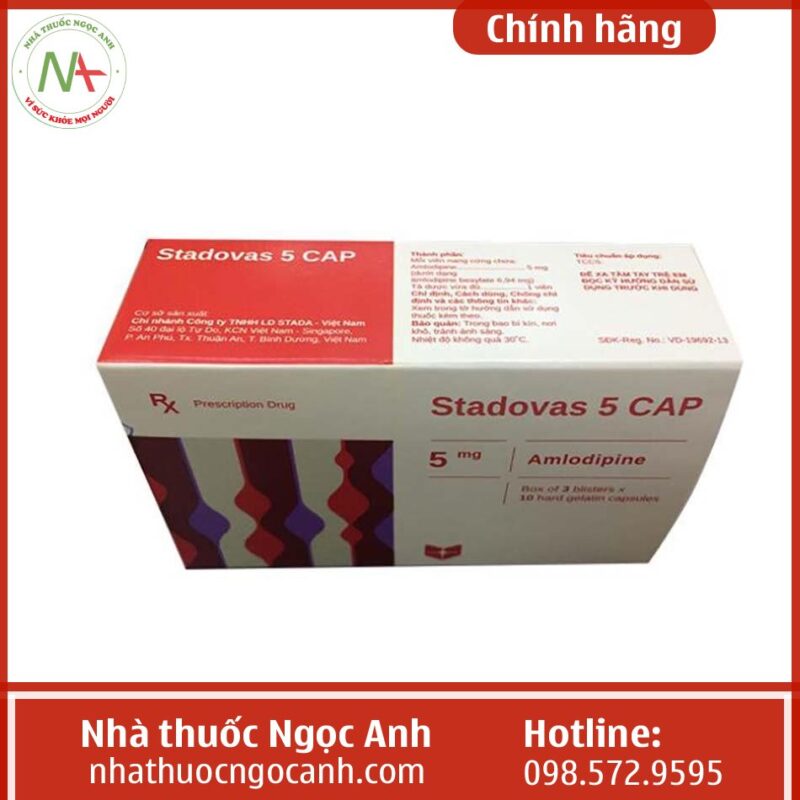 Thuốc Stadovas 5 CAP uống trước hay sau ăn, mua ở đâu, giá bao nhiêu?