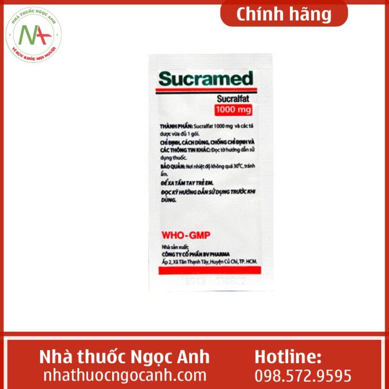 Thuốc Sucramed 1000mg là thuốc gì, mua ở đâu, giá bao nhiêu?