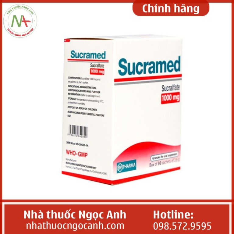 Thuốc Sucramed 1000mg là thuốc gì, mua ở đâu, giá bao nhiêu?