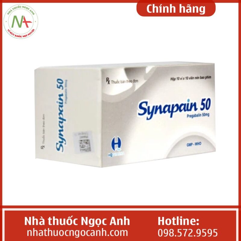 Thuốc Synapain 50 là thuốc gì, tác dụng gì, mua ở đâu, giá bao nhiêu?
