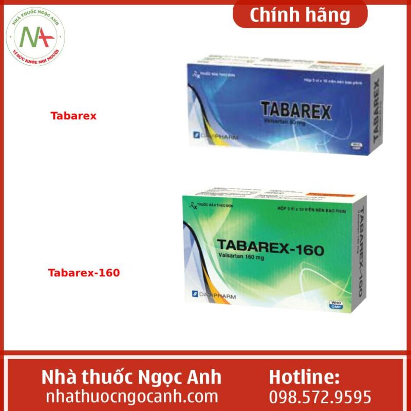 Thuốc Tabarex-160 là thuốc gì, tác dụng gì, mua ở đâu, giá bao nhiêu?