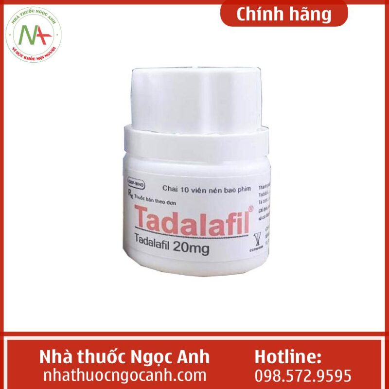 Thuốc Tadalafil 20mg Armephaco là thuốc gì, mua ở đâu, giá bao nhiêu?