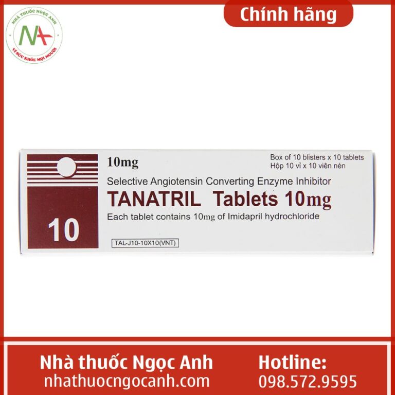 Thuốc Tanatril Tablets 10mg là thuốc gì, mua ở đâu, giá bao nhiêu?