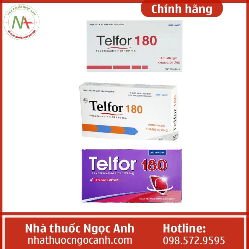 Thuốc Telfor 180 uống trước hay sau ăn, mua ở đâu, giá bao nhiêu