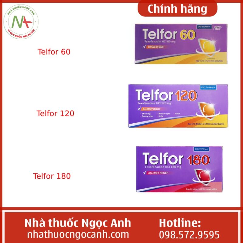 Thuốc Telfor 180 uống trước hay sau ăn, mua ở đâu, giá bao nhiêu