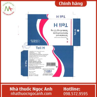 Thuốc Teli H (telmisartan+hydroclorothiazid) mua ở đâu, giá bao nhiêu?