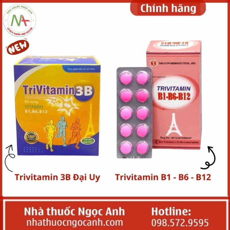 Thuốc Trivitamin 3B Đại Uy có tác dụng gì, giá bao nhiêu, mua ở đâu