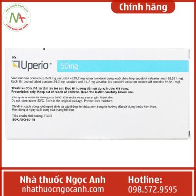 Thuốc Uperio 50mg điều trị suy tim giá bao nhiêu, mua ở đâu uy tín?