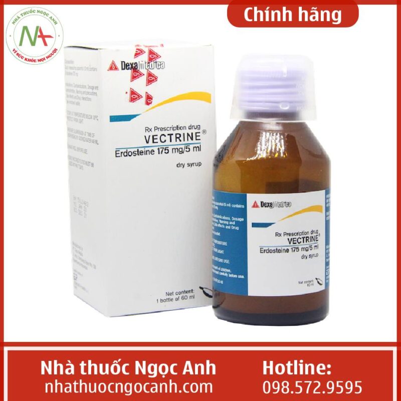 Thuốc Vectrine 175mg/5ml Dry Syrup giá bao nhiêu, mua ở đâu?