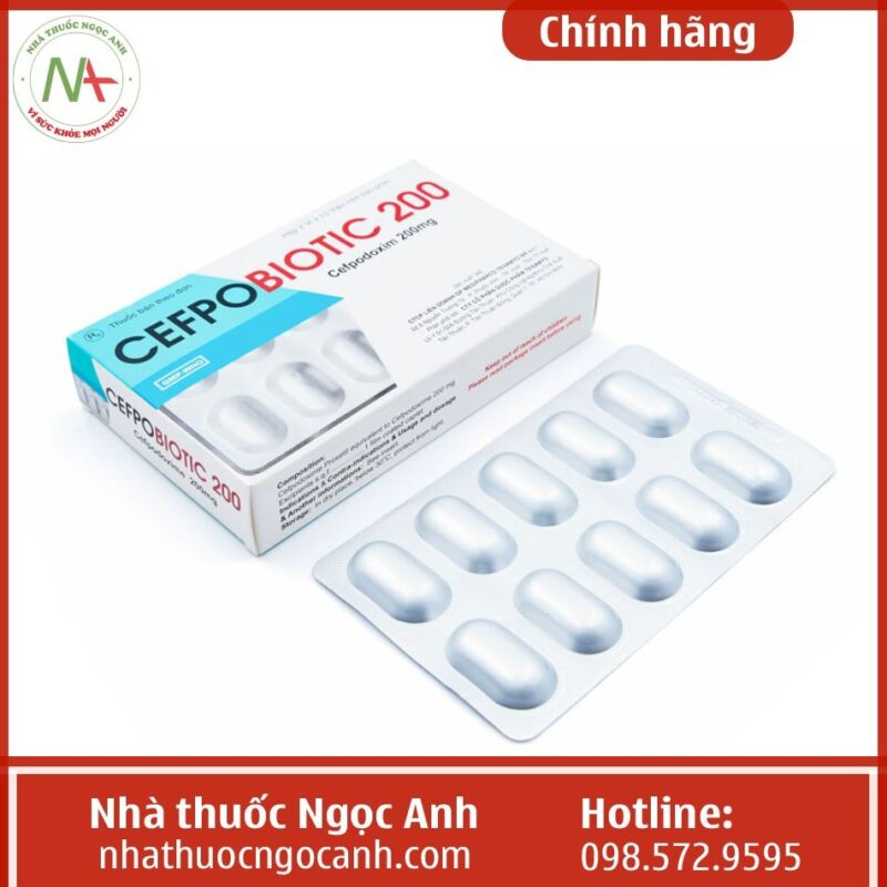 Thuốc Cefpobiotic 200 mg Tenamyd là thuốc gì, mua ở đâu, giá bao nhiêu