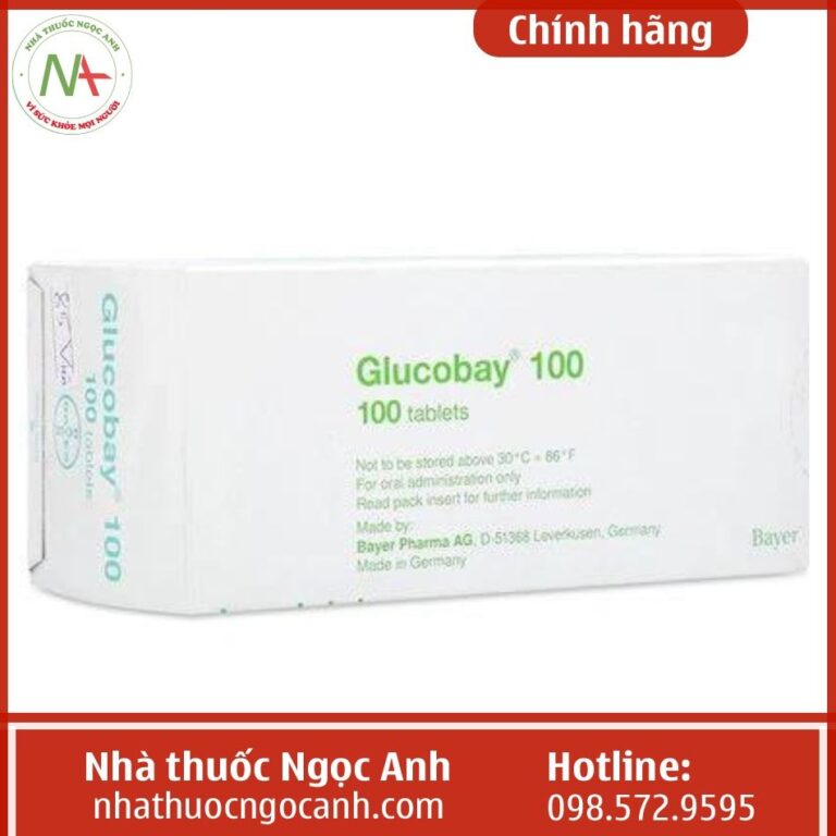 Thuốc Glucobay 100 có tác dụng gì, giá bao nhiêu, mua ở đâu?