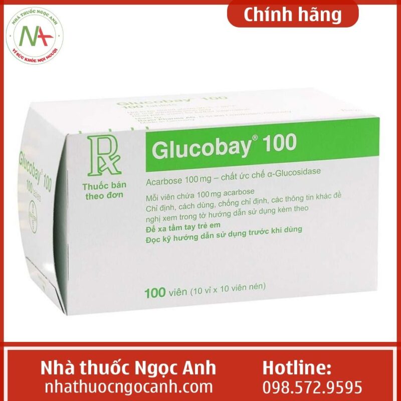 Thuốc Glucobay 100 có tác dụng gì, giá bao nhiêu, mua ở đâu?