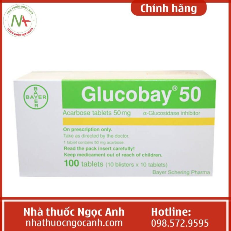 Thuốc Glucobay 50 mg là thuốc gì? Mua ở đâu? Giá bao nhiêu?