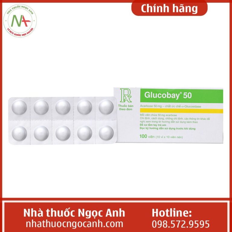 Thuốc Glucobay 50 mg là thuốc gì? Mua ở đâu? Giá bao nhiêu?