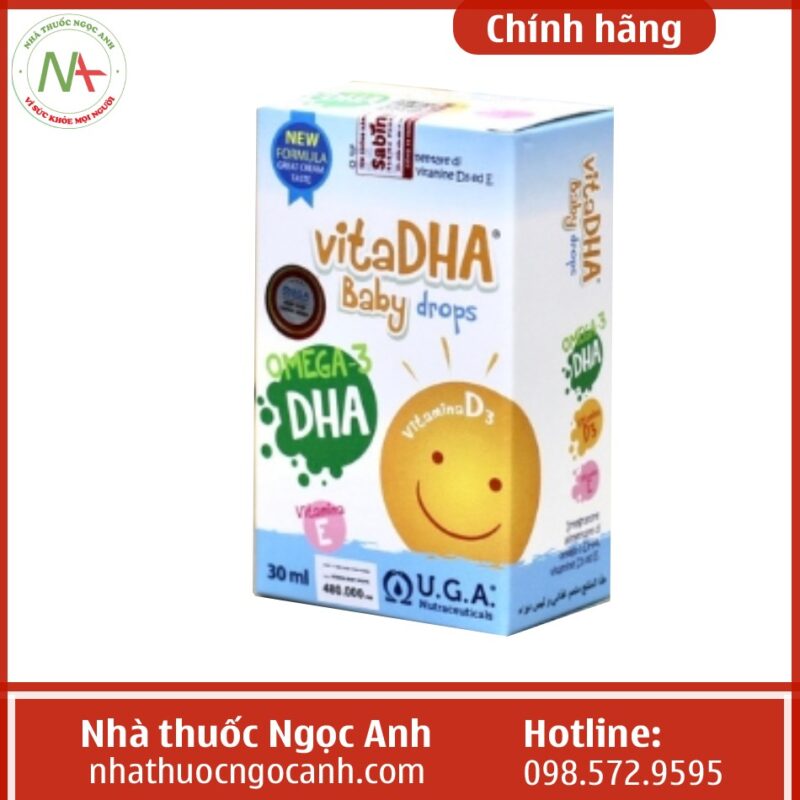 Thuốc VitaDHA Baby drops có tốt không, mua ở đâu, giá bao nhiêu