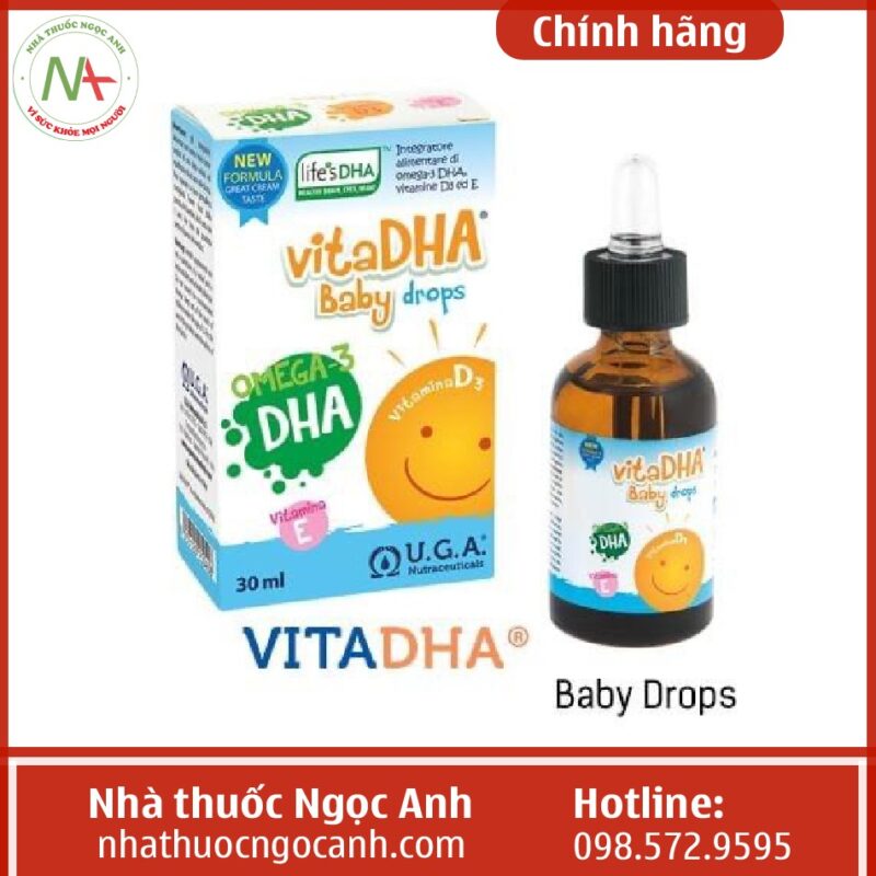 Thuốc VitaDHA Baby drops có tốt không, mua ở đâu, giá bao nhiêu