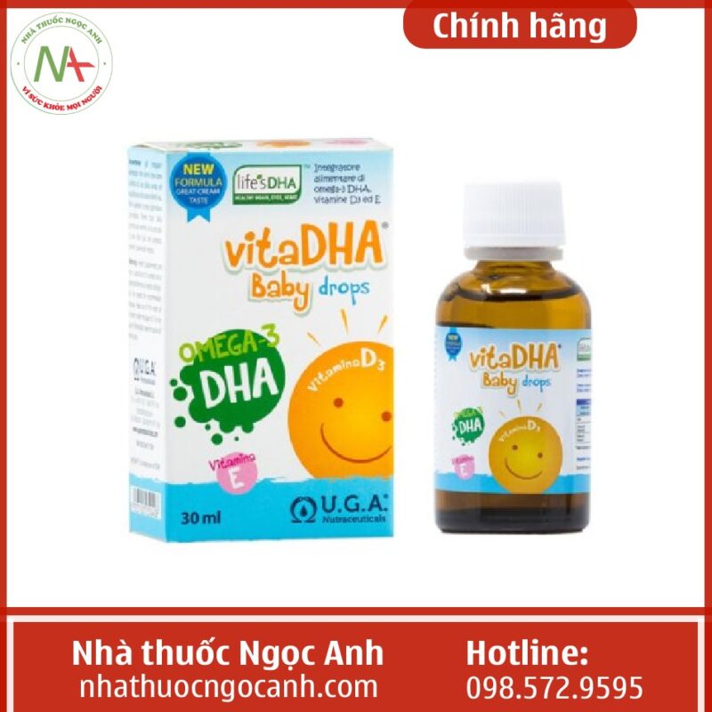 Thuốc VitaDHA Baby drops có tốt không, mua ở đâu, giá bao nhiêu
