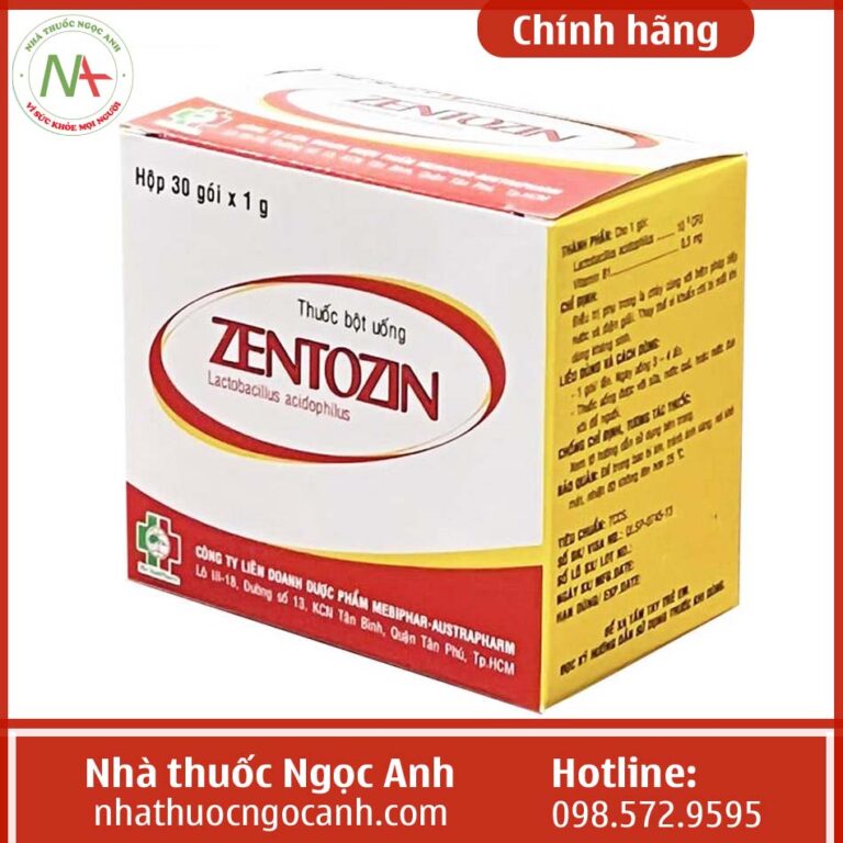 Thuốc Zentozin là thuốc gì, có tác dụng gì, giá bao nhiêu, mua ở đâu