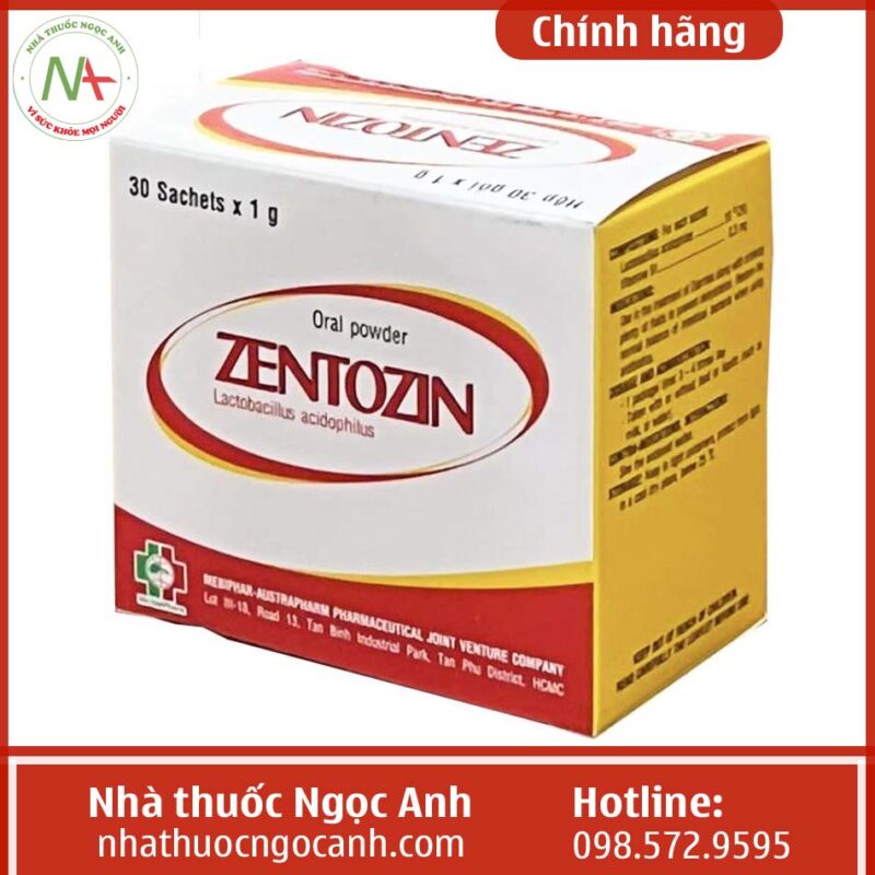 Thuốc Zentozin là thuốc gì, có tác dụng gì, giá bao nhiêu, mua ở đâu