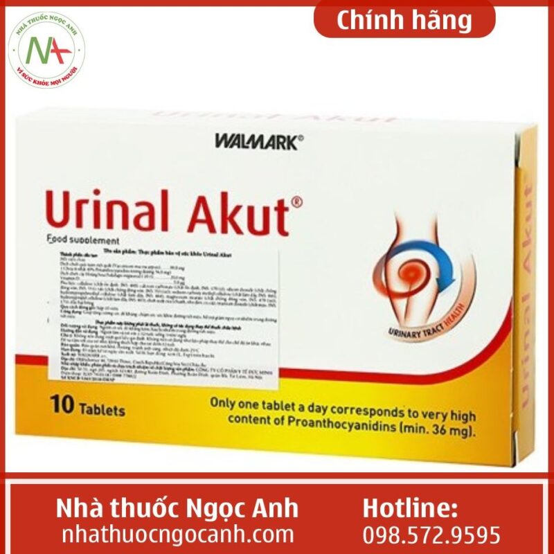 Thuốc Urinal Akut Walmark có tác dụng gì, giá bao nhiêu, mua ở đâu