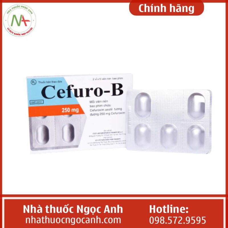 Thuốc Cefuro-B 250 có tác dụng gì, mua ở đâu, giá bao nhiêu?