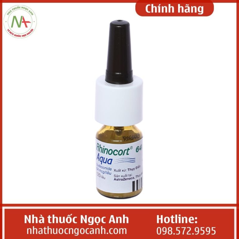 Thuốc Rhinocort Aqua 64mcg là gì, cách dùng, giá bao nhiêu, bán ở đâu