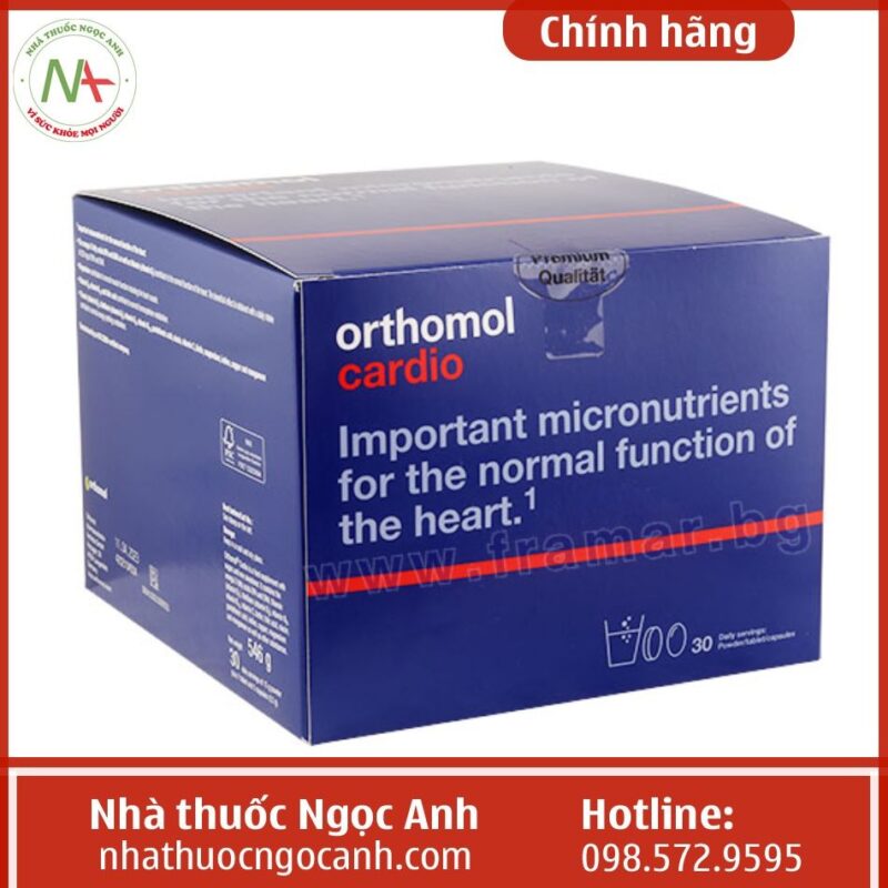 Thuốc Orthomol Cardio là gì, tác dụng, giá bao nhiêu, mua ở đâu