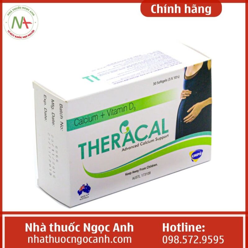 Thuốc Theracal (Calci) có tác dụng gì, giá bao nhiêu, mua ở đâu?