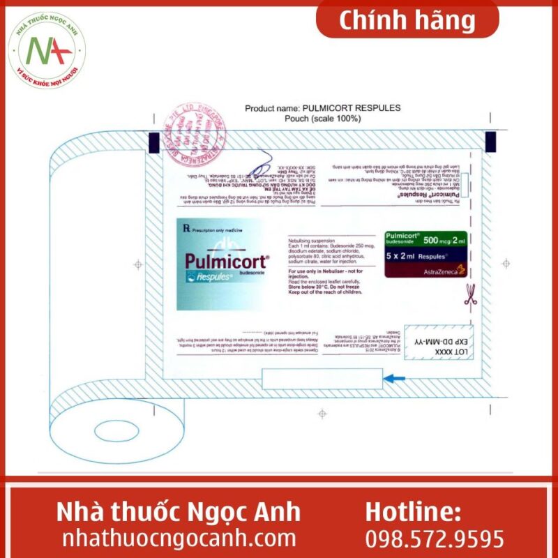 Thuốc Pulmicort Respules 500mcg/2ml giá bao nhiêu, mua ở đâu?