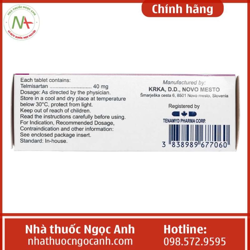 Thuốc Tolura 40mg là thuốc gì, có tác dụng gì, mua ở đâu, giá bao nhiêu?